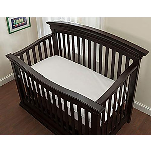 Guardmax Waterproof Crib Mattress Cover Fitted - Smooth and Quiet Toddler Mattress Protector - Machine Washable Crib Cover (28x52x6)