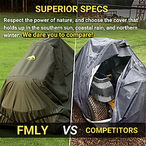 Riding Lawn Mower Cover Waterproof Outdoor, Riding Mower Cover, Riding Lawnmower Cover Waterproof Heavy Duty, Lawn Tractor Cover, Waterproof Lawn Mower Cover Waterproof Heavy Duty, Tractor Mower Cover