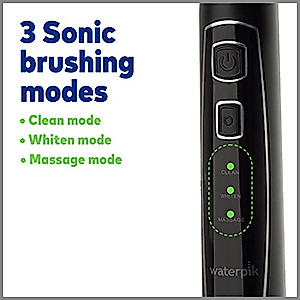 Waterpik Complete Care 5.0 Water Flosser + Sonic Electric Toothbrush, Black WP-862