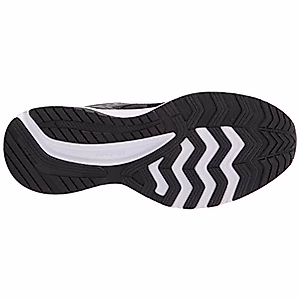 Saucony Men's Cohesion 14 Road Running Shoe, Black/White, 12