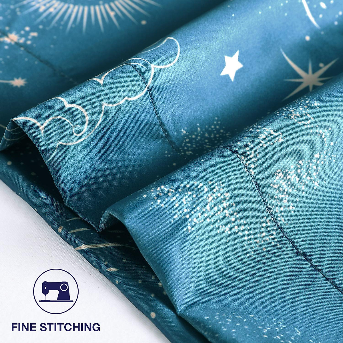 EXQ Home Satin Pillowcase Silky Satin Pillowcase for Hair and Skin,Soft Printed Pillow Cases Queen Size Set of 2 Satin Pillow Case with Envelope Closure Similar to Silk Pillow Cases