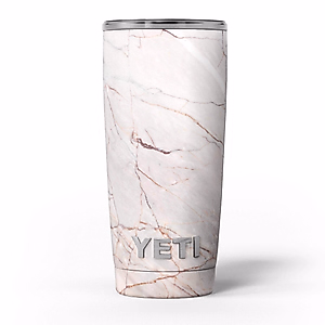 Design Skinz Slate Marble Surface V11 - Skin Decal Vinyl Wrap Kit Compatible with The Yeti Rambler Cooler Tumbler Cups