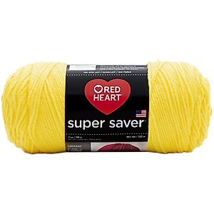 Red Heart Super Saver Yarn-Bright Yellow