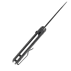 Kizer Lieb M Folding Pocket Knife 3 Inches 154CM Blade Black Micarta Handle EDC Knife Outdoor Tools V3541C2