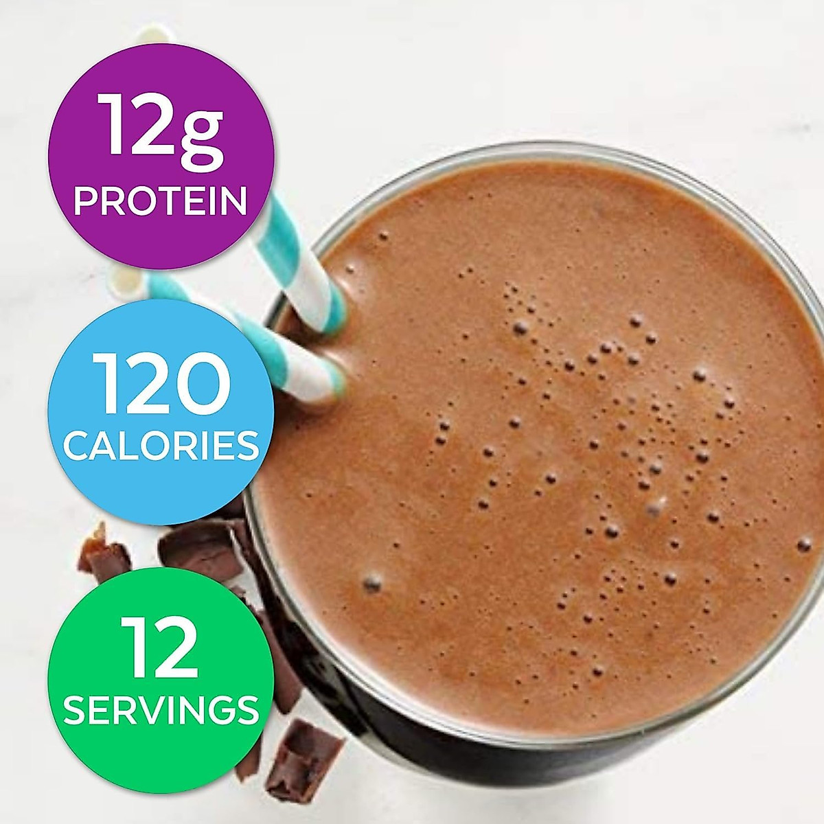 HMR 120 Chocolate Shake Meal Replacement Powder | Chocolate Shake Mix to Support Healthy Weight Loss | 12g of Protein | Nutritional Drink | Low Calorie Food | 12 Servings