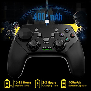 Joso Wireless Mobile Gaming Controller for iPhone, Android, iPad, Tablet, PC, Phone Controller with Phone Clip Supports Cloud Game, COD Mobile, Genshin Immpact, Remote Player Gamepad