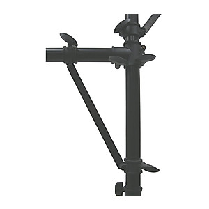 American Sound Connection (2) Pro Audio Mobile DJ Lighting Multi Arm T Bar Portable Light Stand up to 12 Foot Height Tripod