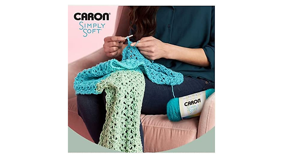 Caron Simply Soft Party Yarn - Purple Sparkle - 3 Pack