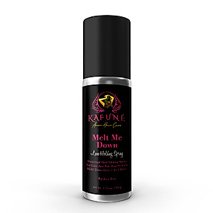 Kafune Amor Hair Melt Me Down Lace Melting Holding Spray - Glueless Wig Install, 1-5 Day Hold, Safe for HD/Swiss Lace Wig, No Flake/Residue, Quick Dry, Ideal for Daily Wearers Substitute for lace glue