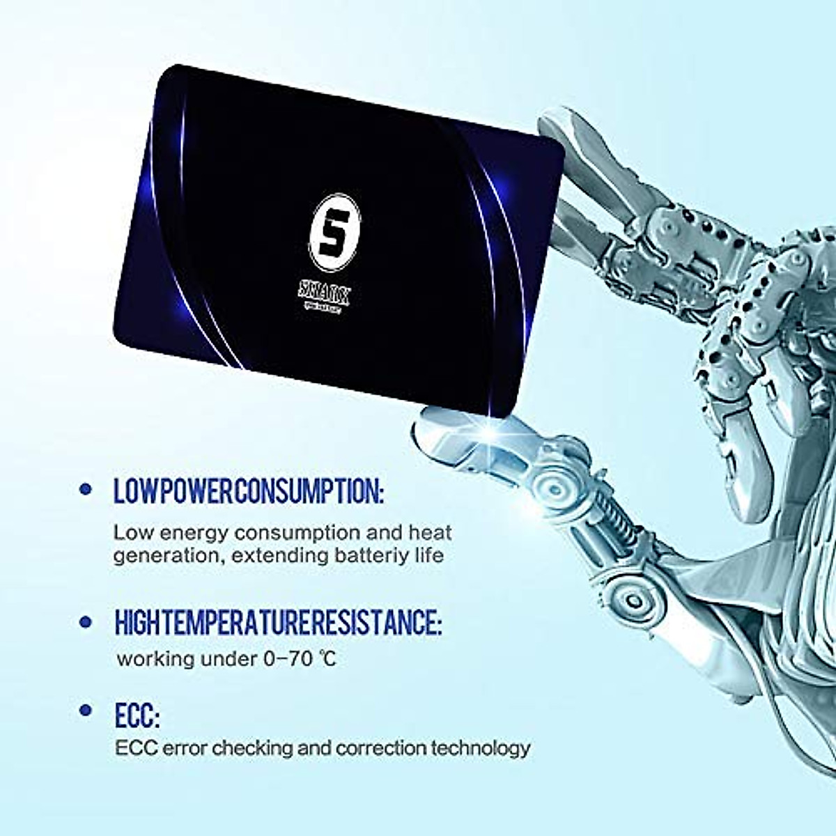 SSD SATA 2.5" 64GB Shark Speed Internal Solid State Drive High Performance Hard Drive for Desktop Laptop SATA III 6Gb/s(64GB, 2.5''-SATA3)