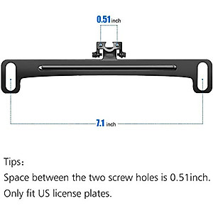 BABYL Universal Car Rear View Camera License Plate Kit Accessories, Only Holder for Backup Camera Reverse Camera