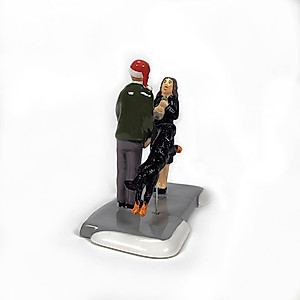 Department 56 Snow Village National Lampoon's Christmas Vacation Accessories Clark Margot and Snots Gone Figurine, 3.23 Inch, Multicolor