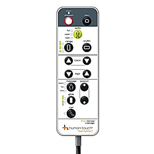 Human Touch WholeBody 5.1 Full Body Massage Chair Recliner Living Room Chair w/ Retractable Ottoman- Personal Professional-Grade Stress + Muscle Pain Relief for Foot Leg Back Neck Massager - Black