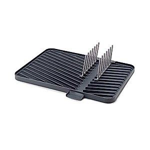 Joseph Joseph - 85139 Joseph Joseph Flip-Up Drain Board with Foldable Dish Rack, One-size, Gray