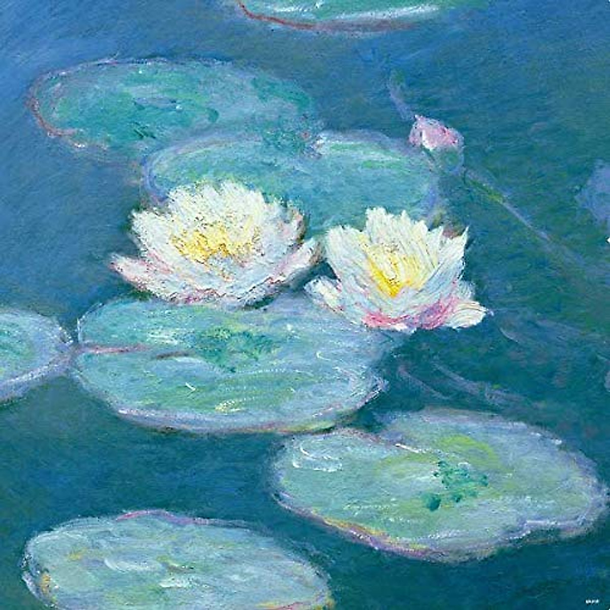 Skinit Decal Gaming Skin for PS4 Console - Officially Licensed Bridgeman Art Waterlilies, Evening Design