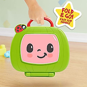 CoComelon Sing and Learn Laptop Toy for Kids, Lights, Sounds, and Music Encourages Letter, Number, Shape, and Animal Recognition, Kids Toys for Ages 18 Month, and Presents