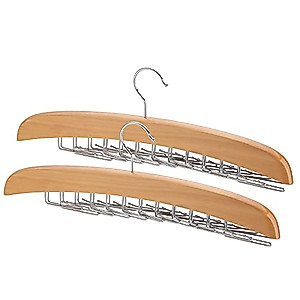 Corodo Tank Top Hanger, 24 Foldable Metal Hooks Clothes Organizer, Closet Organizers and Storage, Non-Slip Bra Hanger Space Saving(2 Pack)