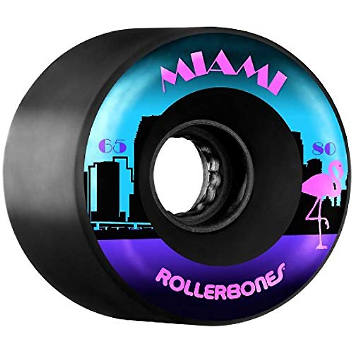 Miami Bones Outdoor Roller Skate Wheels (Set of 8)