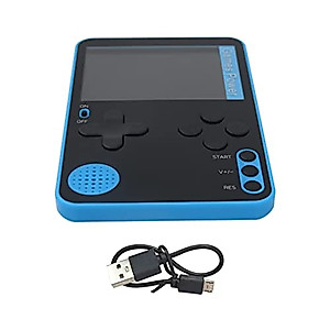 Qblahip Simple Arcade-Style Handheld Retro Video Game Console for Gameboy Built-in 500in1 Classic Games as Gift (Blue)