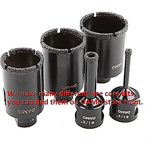 DAMO 7/8 inch Dry Wet Diamond Core Drill Bit for Concrete Granite Marble Hole Saw