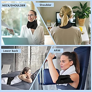 PRFCTLIFE Neck Ice Pack Wrap for Pain Relief, Cervical Ice Pack for Neck and Shoulders for Injuries, Swelling, Neck Stiffness, Sprains, and Cervical Surgery Recovery