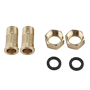 Water Flow Meter, Copper Mechanical Water Meter, Portable Water Flow Gauge, for Measuring Water Flow of Households or Gardens, with Mounting Accessories