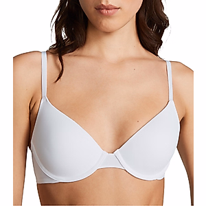Victoria's Secret Pink Wear Everywhere T-Shirt Lightly Lined Bra, Smooth, Bras for Women, Optic White, (36B)