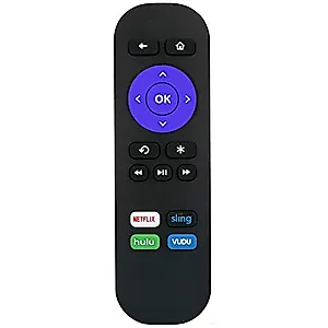 IR Remote Compatible with Roku 1 2 3 4 HD LT XS XD Roku Express 3900R Premiere 4620XB 4210XB 3900R 2500R 2700R 2450XB Media Player Box