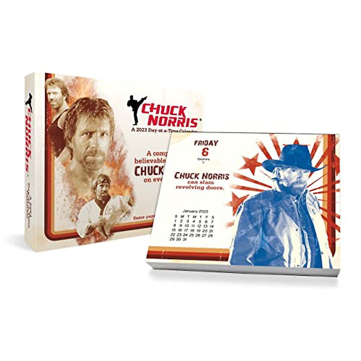 2023 Chuck Norris Day-at-a-Time Box Calendar