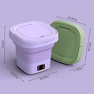 iFCOW Mini Washer Machine, 9L Large Capacity Portable Washing Machine Mini Washer and Dryer Combo for Underwear Socks Baby Clothes Towels