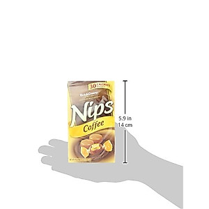 Brach's Nips Coffee Flavored Hard Candy, Individually Wrapped Candy, 3.25 Ounce Bags (Pack of 12)