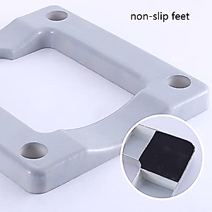 Mini Hand Crank Washing Machine Dehydrator, Portable Non-Electric Drum Washing Machine Spin Dryer for Camping Travelling Outdoor Gray