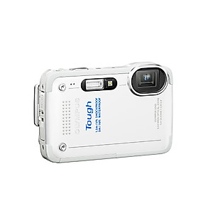 Olympus Stylus TG-630 iHS Digital Camera with 5x Optical Zoom and 3-Inch LCD (White) (Old Model)