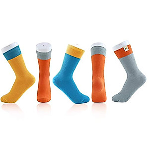 Earth Mode Hemp and Organic Cotton Crew Socks, Stocking stuffer for Christmas, Cozy Socks 4 Pairs with Gift bag