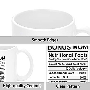 Mom Coffee Mug Mom Nutritional Facts Mugs for Mom from Daughter Son Funny Mom Coffee Mug for Mom for Women Mom Coffee Cups 11 Oz White
