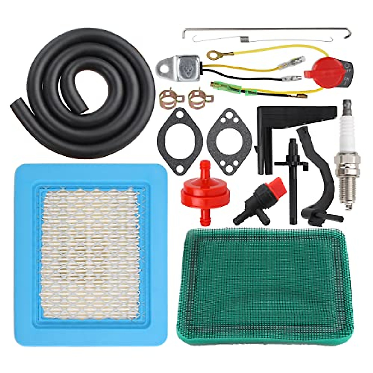 partszen 697978 Carburetor for Briggs Stratton Nikki 591378 030430 695115 695114 for Troy Bilt 204412-0147E1 Porter Cable BSI525-W Electric Generator, Storm Responder 5500 Generator