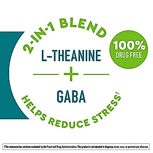 Nature Made Wellblends Stress Relief Gummies, L-theanine to help reduce stress, with GABA, Same Day Stress Support, 40 Strawberry Flavor Gummies