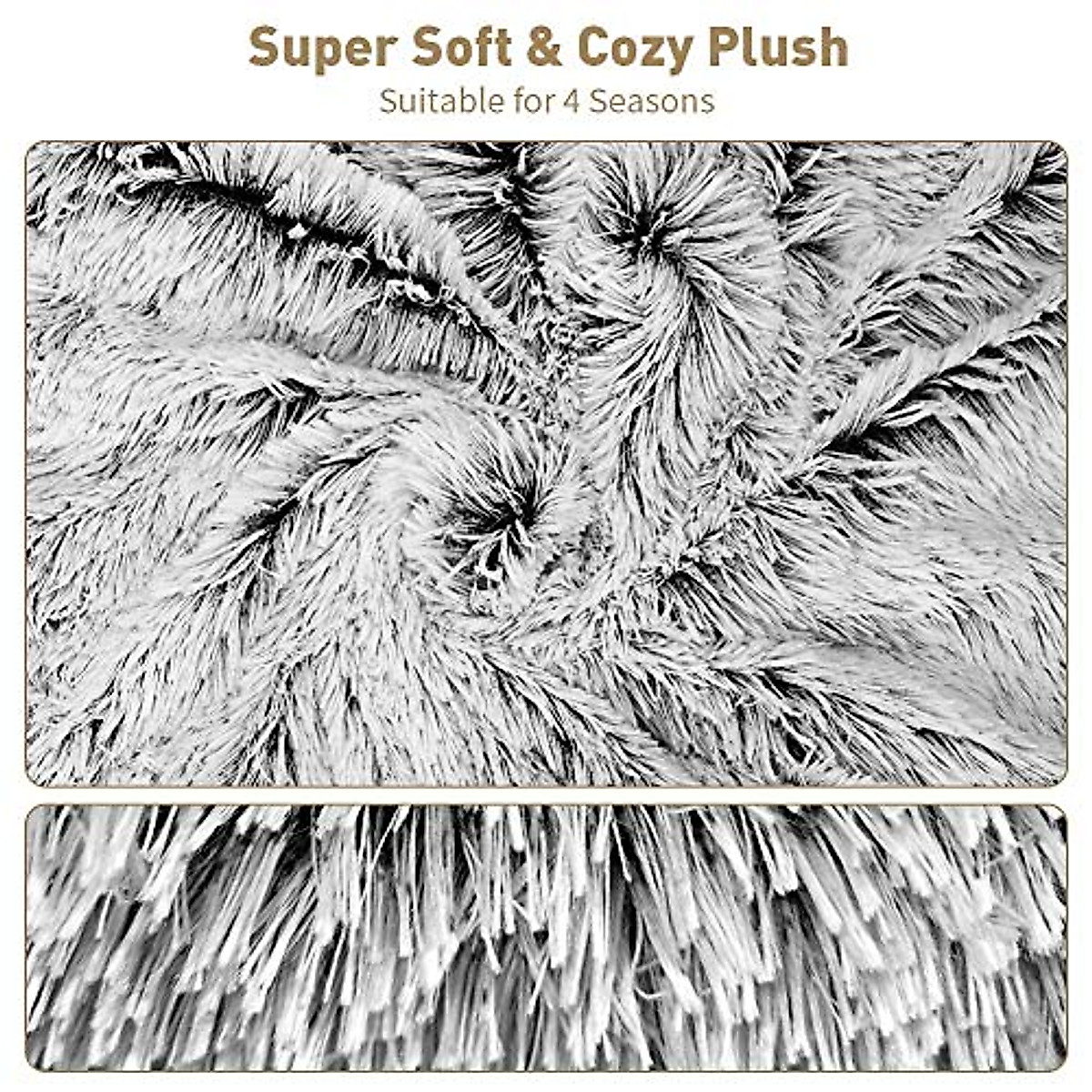 PJYuCien Fluffy Fleece Cat Dog Blanket, Soft Warm Pet Throw Blanket for Dogs & Cats (Small 16" x 24")