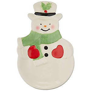 Lenox Holiday Snowman Spoon Rest