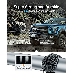 andobil [Military-Grade] Nylon USB C to Lightning Cable 6FT, [20W PD Fast Charging] Apple MFi Certified iPhone Charger Cord Compatible with iPhone 14 13 12 Pro Max iPad AirPods and More