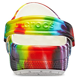 Crocs Unisex-Adult Classic Tie Dye Clogs, Multi, 7 Women/5 Men