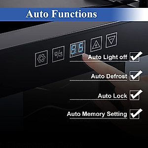 Vaykold Wine Refrigerator 19 Bottle Wine Cooler, Beverage Refrigerator Quiet Operation & LED Light Mini Fridge Glass Door, Wine Cellar for Beer, Red, White, Champagne or Sparkling Wine - Blue&gray