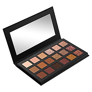 LORAC PRO Matte & Shimmer Eyeshadow Palette, Soleil | Glitter | Mirror Compact | Cruelty Free, Gluten Free, Vegan