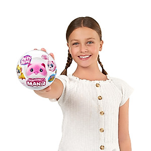 Pets Alive Hamstermania (Blue) by ZURU Hamster, Electronic Pet, 20+ Sounds Interactive, Hamster Ball Toy for Girls and Children