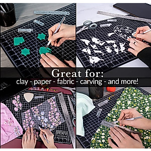 WA Portman Premium Hobby Knife Set & 100 Craft Knife Blades - 12 pc Precision Knife Set & 100 Precision Knife Blades - #11 Art Knife Blades - Craft Knife Set & 100 Craft Blades - Art Knives & Blades