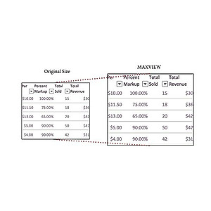 Kantek MAXVIEW Desktop LCD Screen Magnifier, Fits 17" 5:4 Aspect Ratio (Not Widescreen) Not for use with Laptops, Magnifying Computer Monitor Filter, Lightweight Optical Grade Fresnel Lens