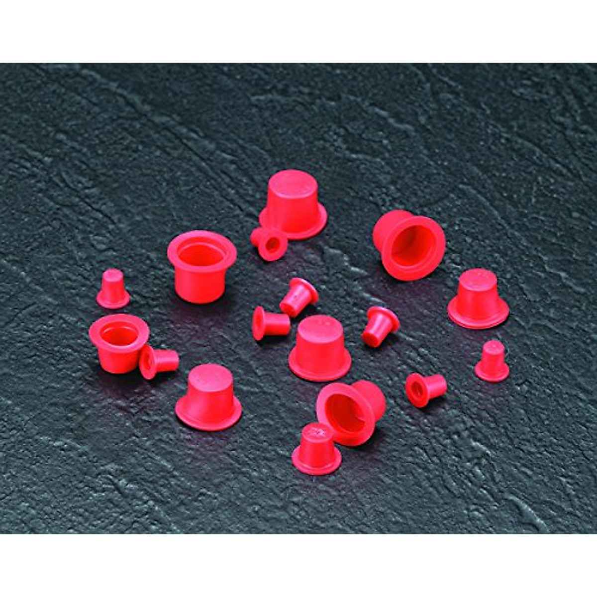 Caplugs ZTV19AQ1 Plastic Tapered Vinyl Cap and Plug. TV-19A, PVC, Cap OD 1.667" Plug ID 1.871", Red (Pack of 24)