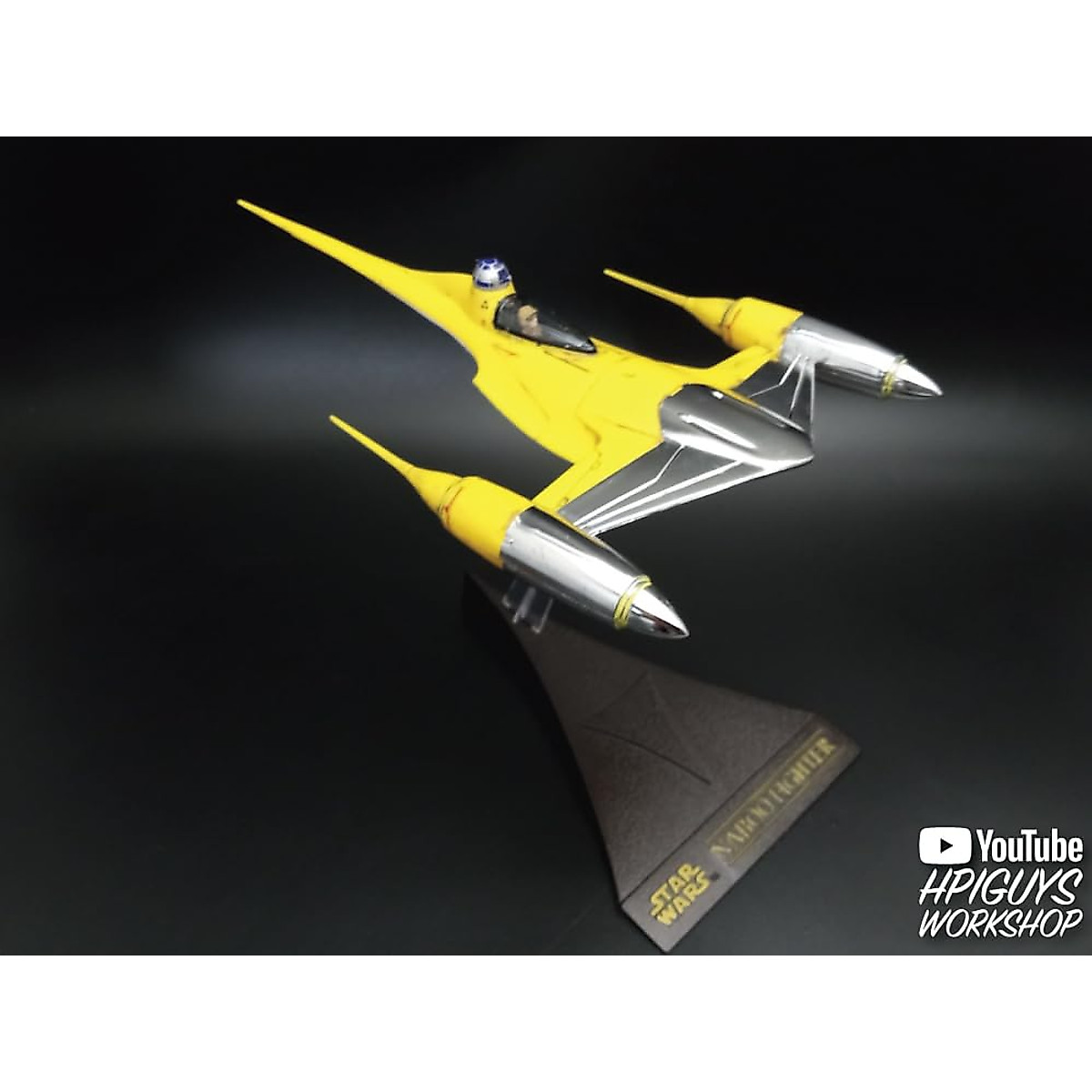 AMT Star Wars: The Phantom Menace N-1 Naboo Starfighter (Snap) 1:48 Scale Model Kit