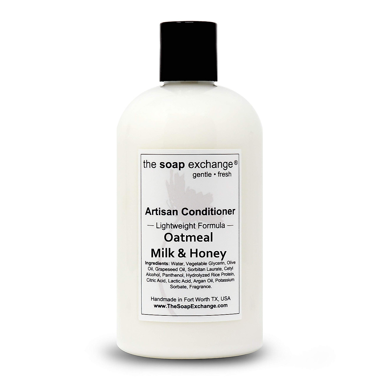 The Soap Exchange Hair Conditioner - Nag Champa Scent - Hand Crafted 12 fl oz / 354 ml Natural Artisan Hair Care, Sulfate & Paraben Free, Nourish, Moisturize, & Protect. Made in the USA.