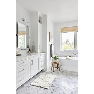 Ruggable Washable Plush 2x3 Area Rug, Moroccan Diamond, Premium Rugs for Living Room, Bedroom, Kitchen, Office, Classroom with Gripper Non Slip Pad